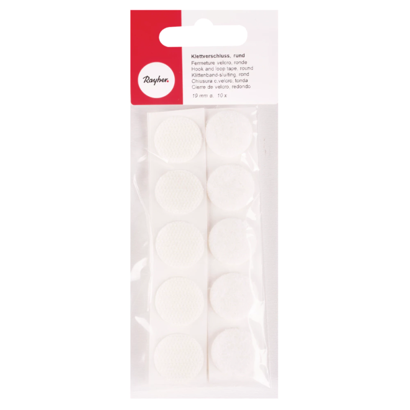 Rayher 19mm velcro fastener 10 pcs.