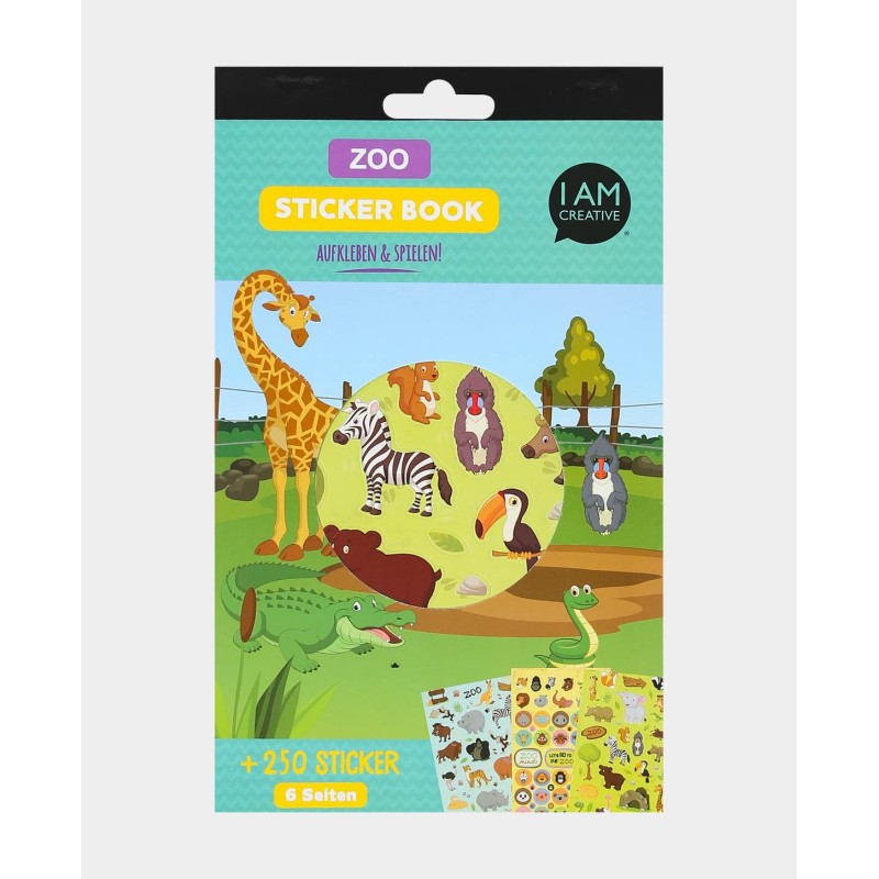 Stickerbook Zoo mit über 250 Aufkleber