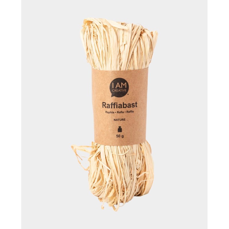 I Am Creative rafia opaca naturale 50g